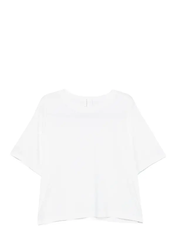 Norma Kamali Short Sleeve Top - White