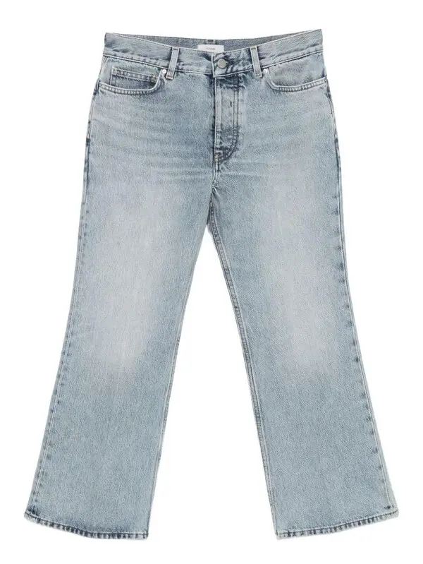 TOTEME Denim Cotton Jeans - Clear Blue