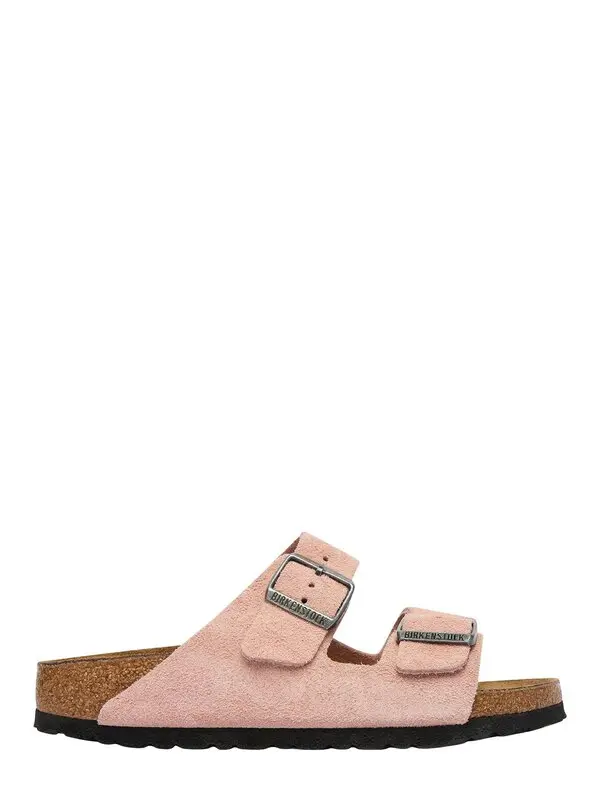 BIRKENSTOCK Arizona Suede Sandals - Pink