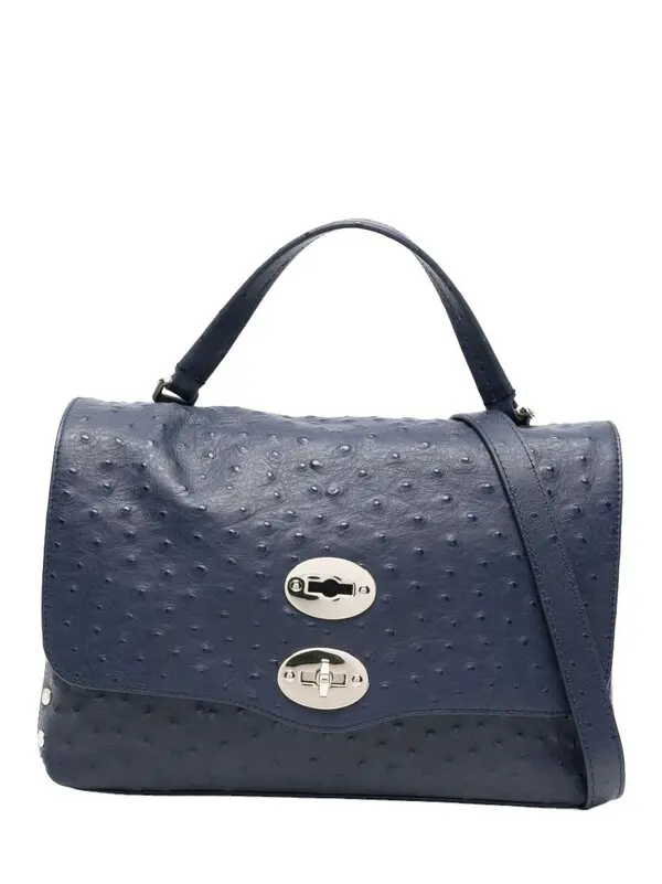 ZANELLATO Postina Small Top Handle Handbag - Blue