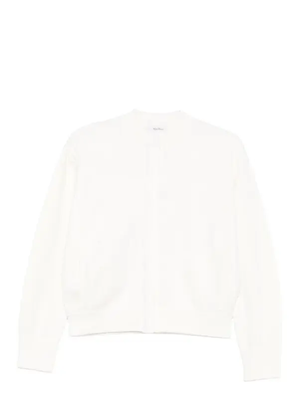 Max Mara Wool Cardigan - White