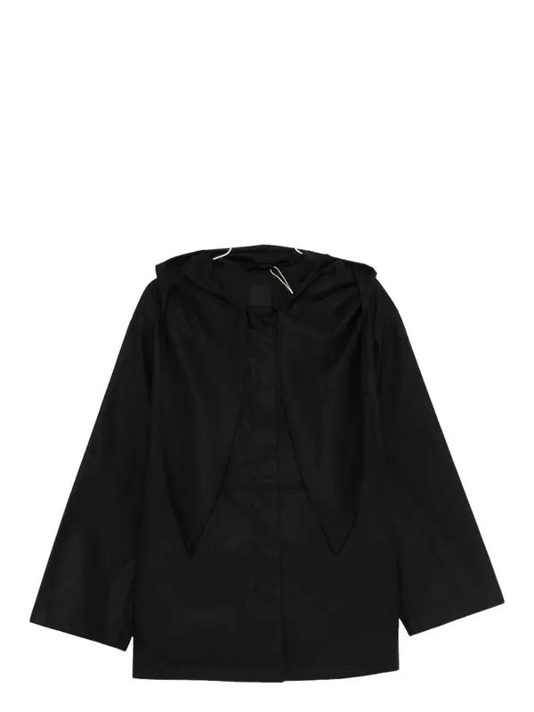 TOTEME Cotton Scarfed Blouson Jacket - Black