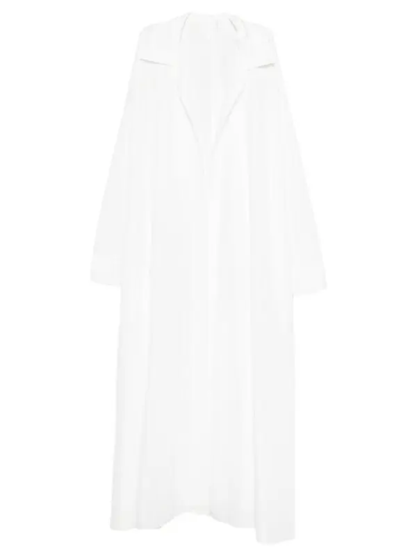 Norma Kamali Oversized Shirt Dress - White