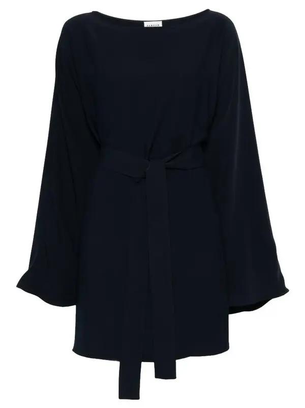 PAROSH Short Dress - Blue