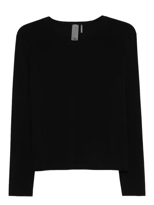 Norma Kamali Long Sleeve Top - Black