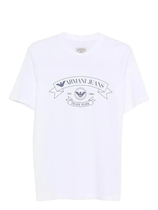 Emporio Armani Logo Cotton T-shirt - White