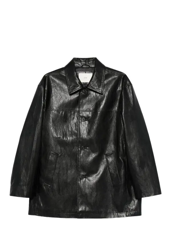 DUNST Vegan Leather Jacket - Black