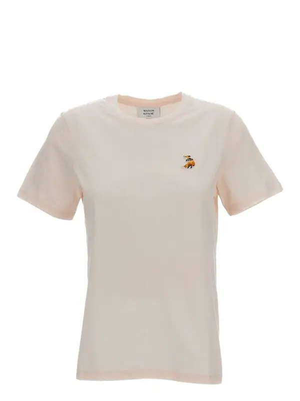 Maison Kitsuné Dreaming Fox Cotton T-shirt - Lilac