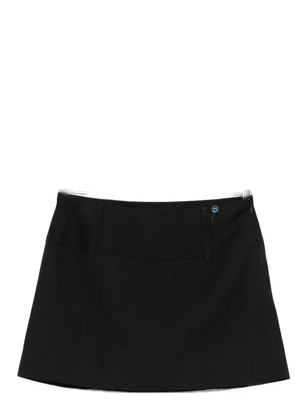 DUNST Mini Skirt With Concealed Fastening - Black