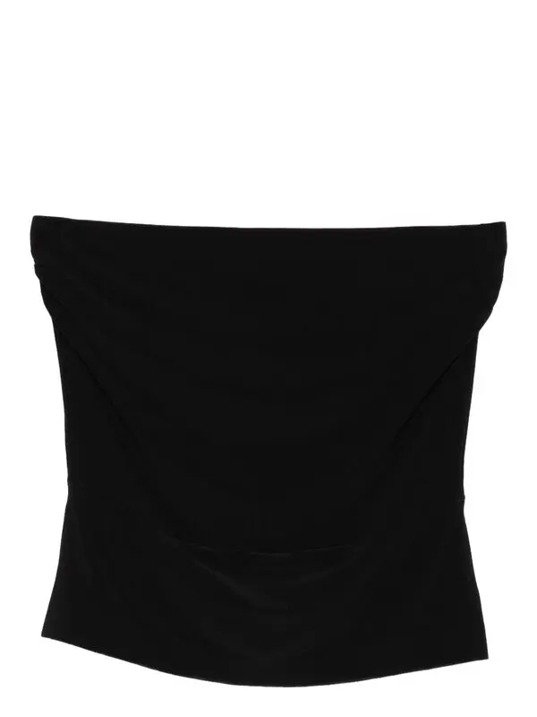Norma Kamali Strapless Top - Black