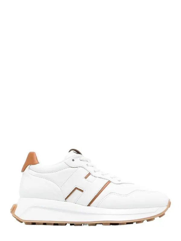 Hogan H641 Leather Sneakers - White