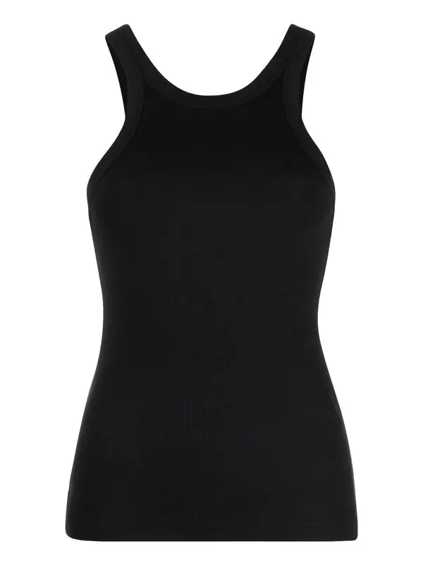 TOTEME Organic Cotton Tank Top - Black
