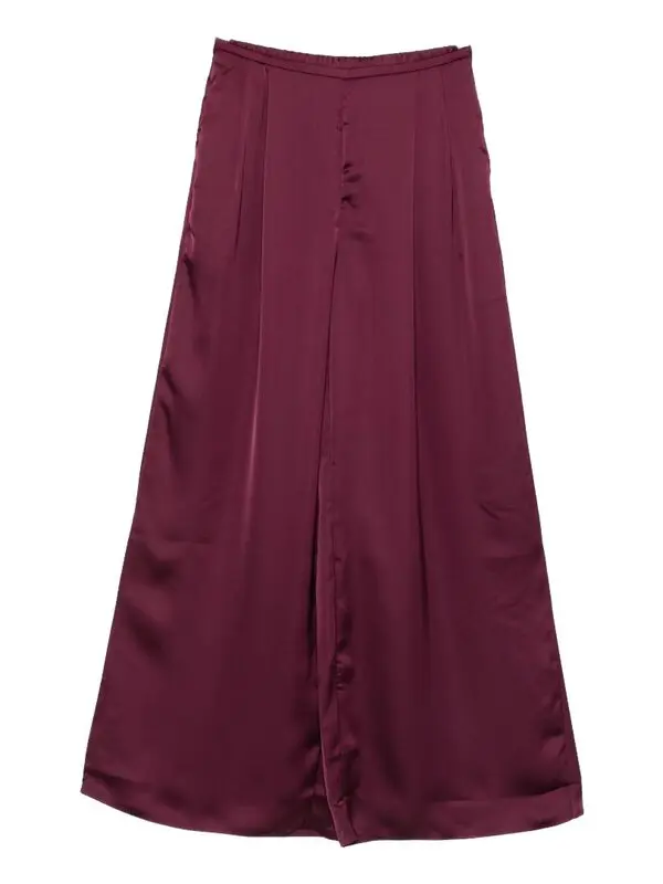 Norma Kamali Wide Leg Trousers - Purple
