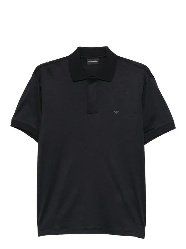 Emporio Armani Logo Polo Shirt - Blue