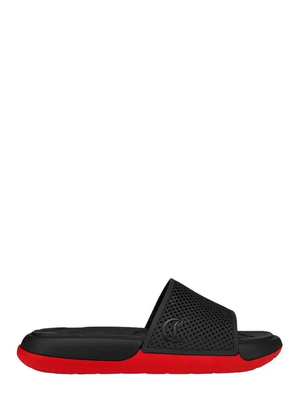 CHRISTIAN LOUBOUTIN Easy Breezy Slides - Black