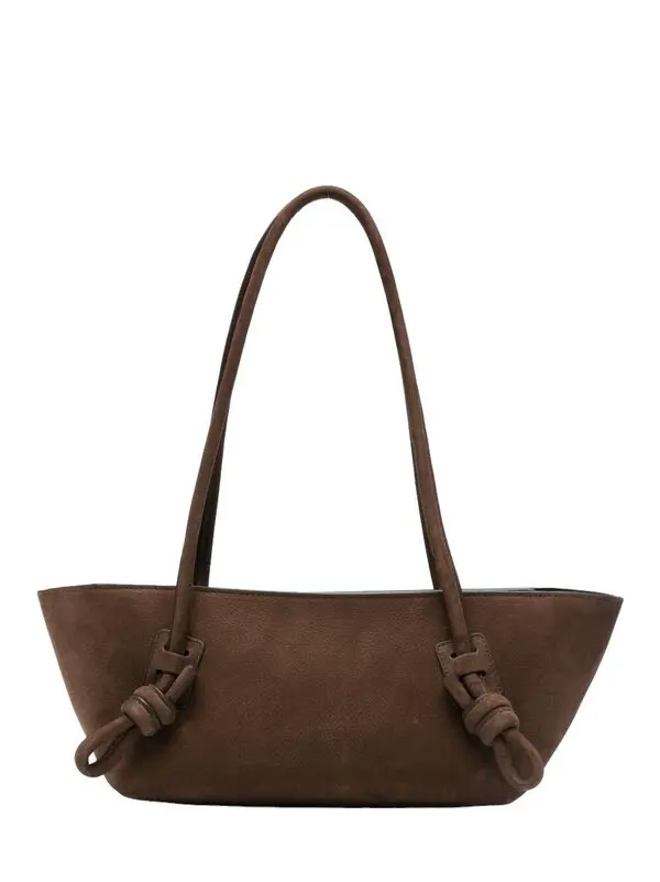 Hereu Fleca Leather Shoulder Bag - Brown