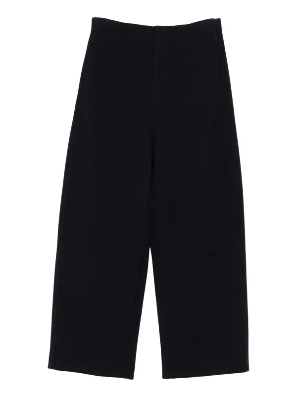 Max Mara High-waisted Wide-leg Trousers - Blue