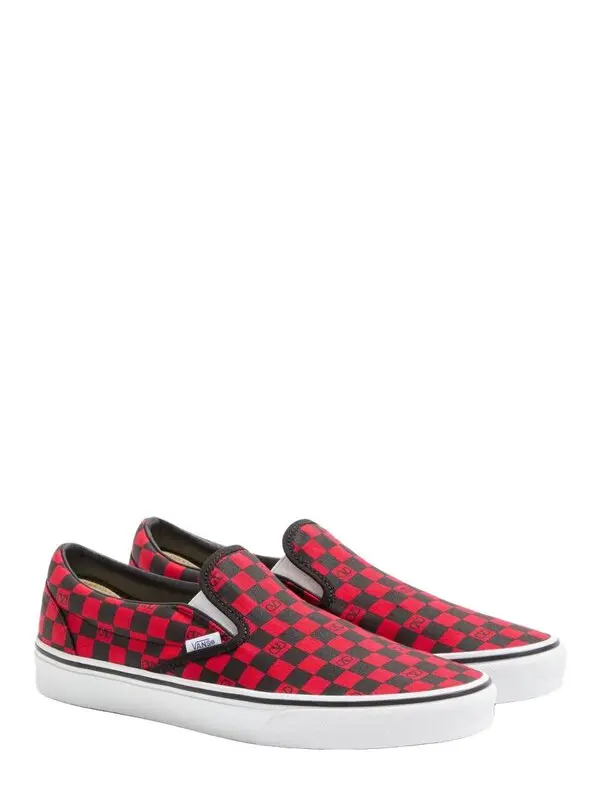 VALENTINO GARAVANI X VANS Canvas Slip-on Sneakers - Red