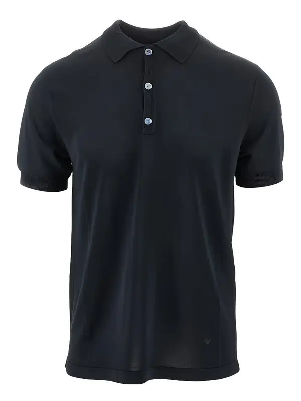 Emporio Armani Logo Polo Shirt - Blue