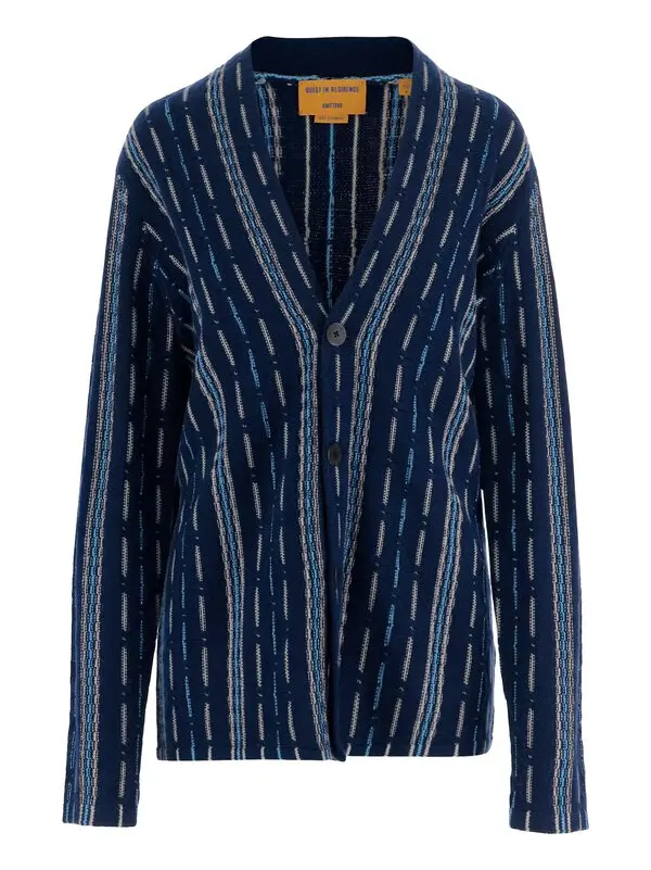 Guest In Residence Cardigan Baja Everywhere In Cashmere - Blue