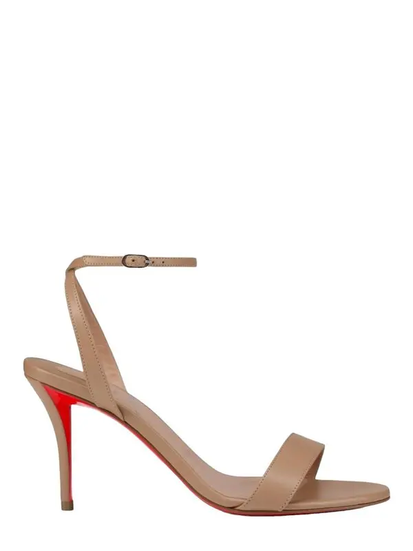 CHRISTIAN LOUBOUTIN Miss Z Leather Sandals - Powder