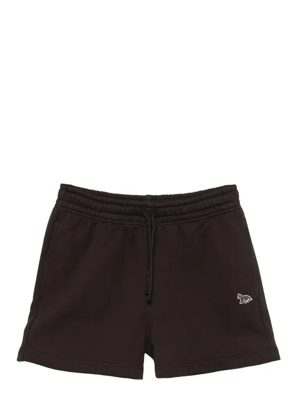 Maison Kitsuné Baby Fox Motif Shorts - Brown