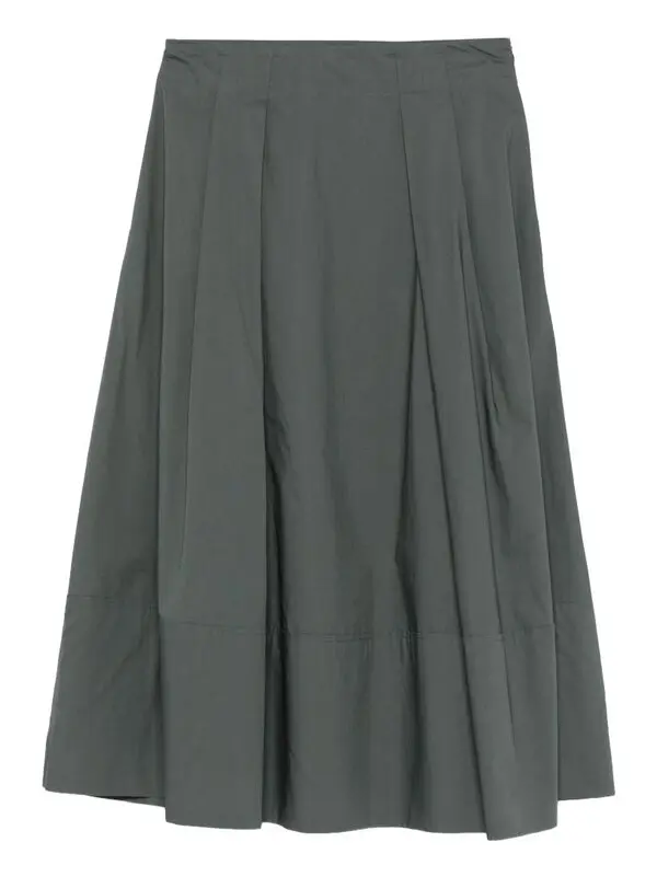 Woolrich Cotton Long Skirt - Green
