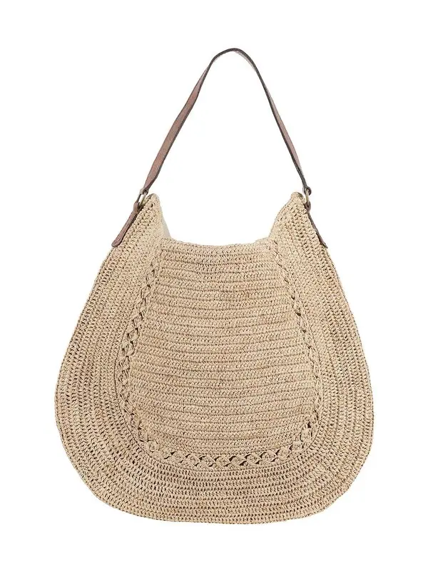 IBELIV Meva Raffia Tote Bag - Natural