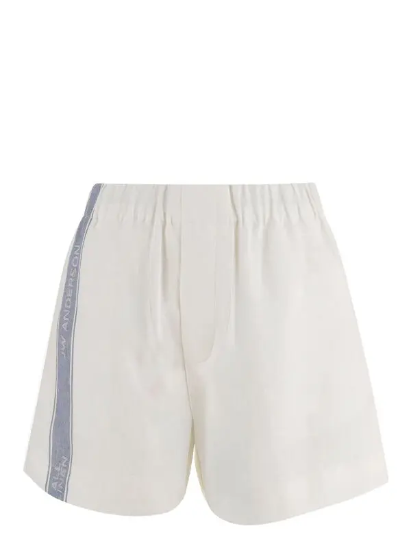 JW Anderson Short Linen Trousers - White