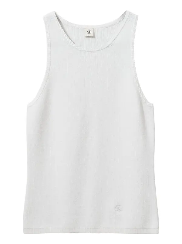 THE GARMENT Viscose Blend Tank Top - White