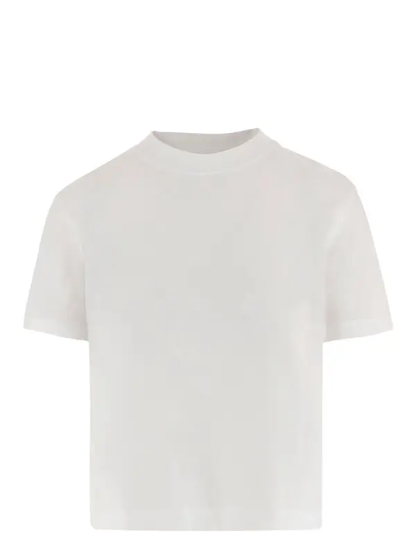 Jacquemus Cotton T-shirt With Back Logo - White