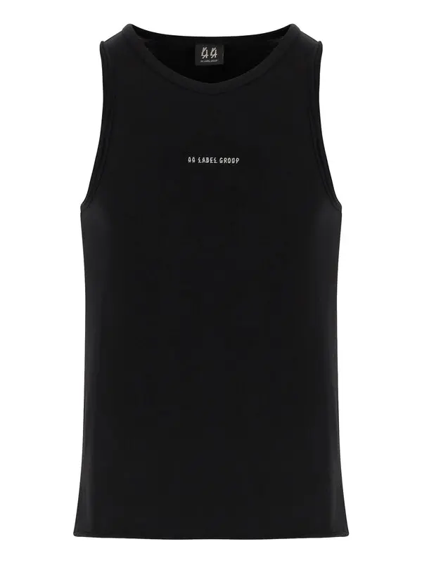 44 LABEL GROUP Cotton Tank With Logo - Black