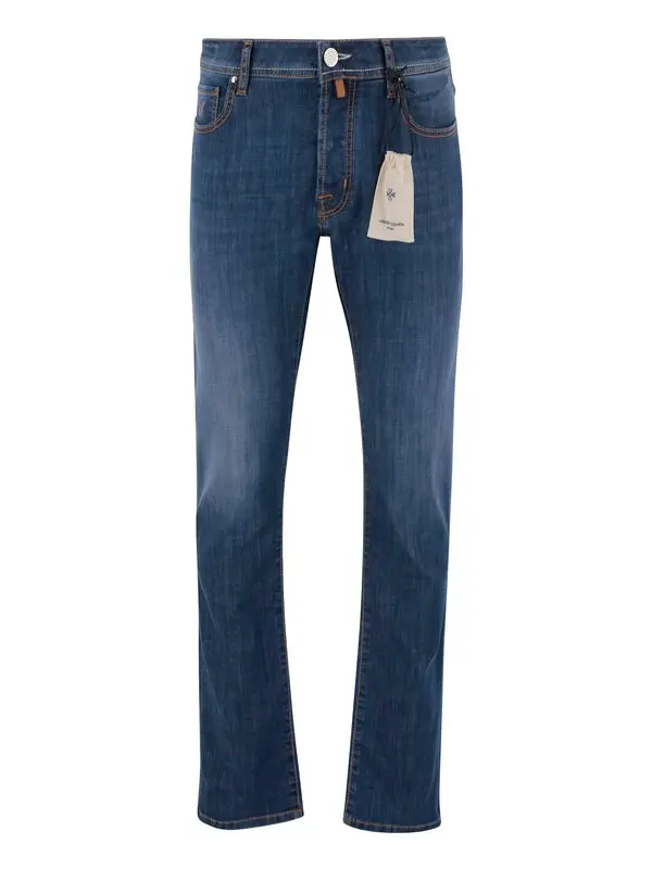 Jacob Cohen Stretch Cotton Jeans - Denim