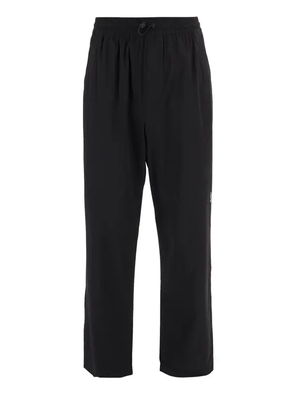 AUTRY Stretch Nylon Pants With Logo - Black