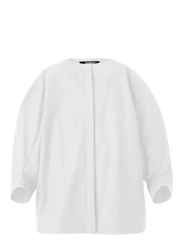 Jacquemus Painter's Cotton Shirt - White