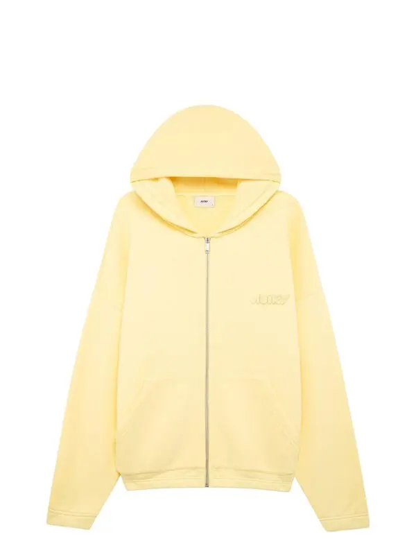 AUTRY Cotton Logo Sweatshirt - Yellow
