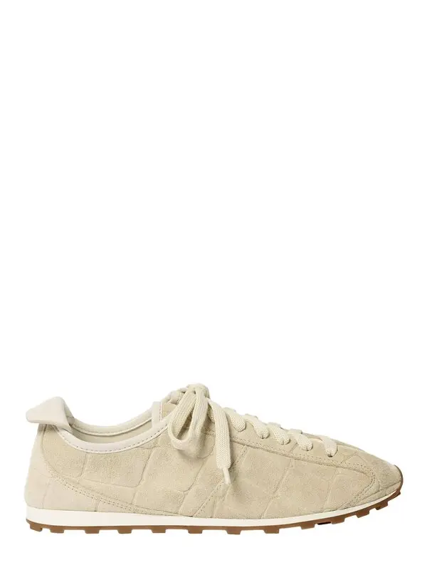Jacquemus Leather Sneakers - Ivory
