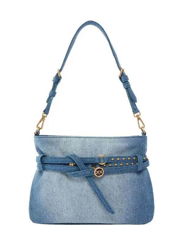 Pinko Small Belt Bag - Denim
