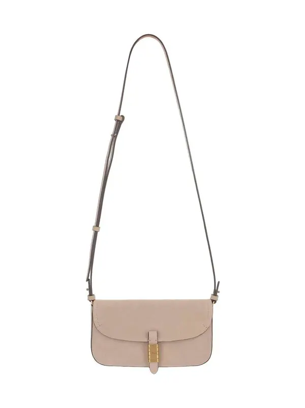 Pinko Saddle Shoulder Bag - Beige