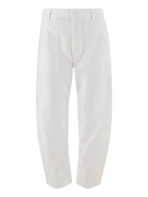Polo Ralph Lauren Cotton Wide-leg Pants - White