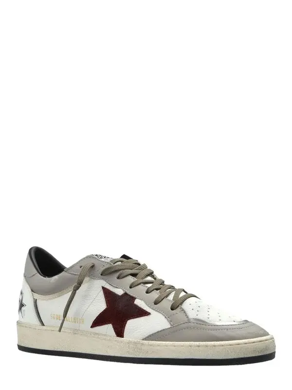 GOLDEN GOOSE Ball Star Leather Sneakers - White