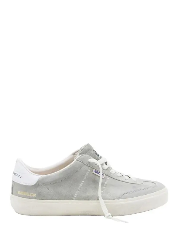 GOLDEN GOOSE Soul Star Leather Sneakers - Dove Grey