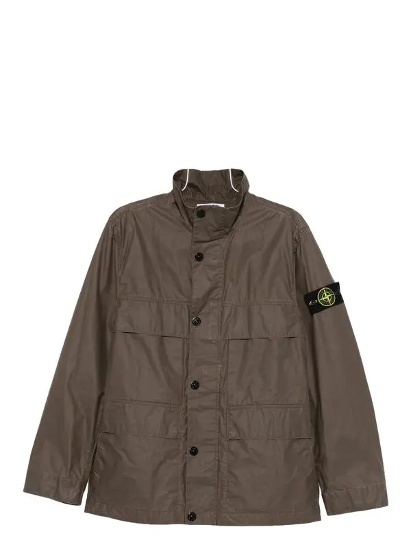 Stone Island Cotton-blend Jacket - Brown