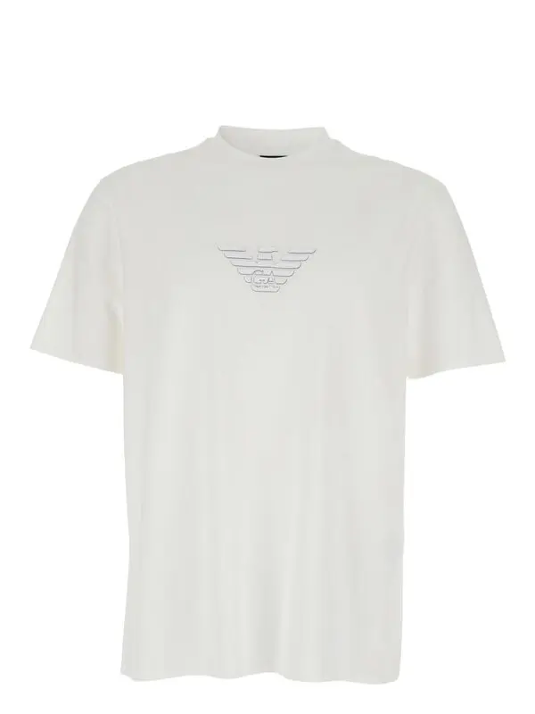 Emporio Armani Logo Cotton T-shirt - White