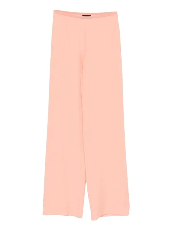 Emporio Armani Straight Leg Trousers - Pink