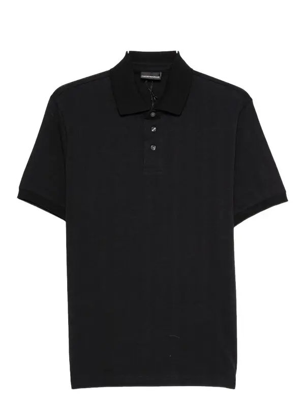 Emporio Armani Logo Polo Shirt - Blue