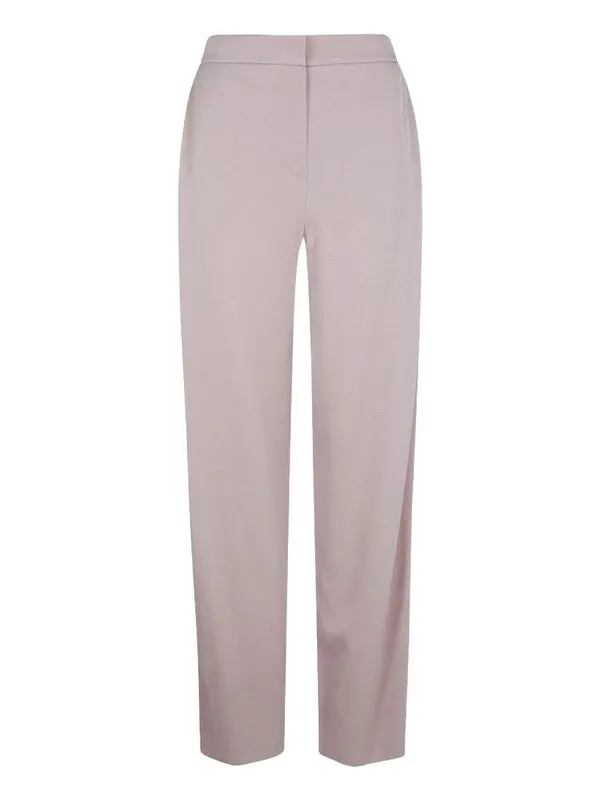 Emporio Armani Straight Leg Trousers - Beige
