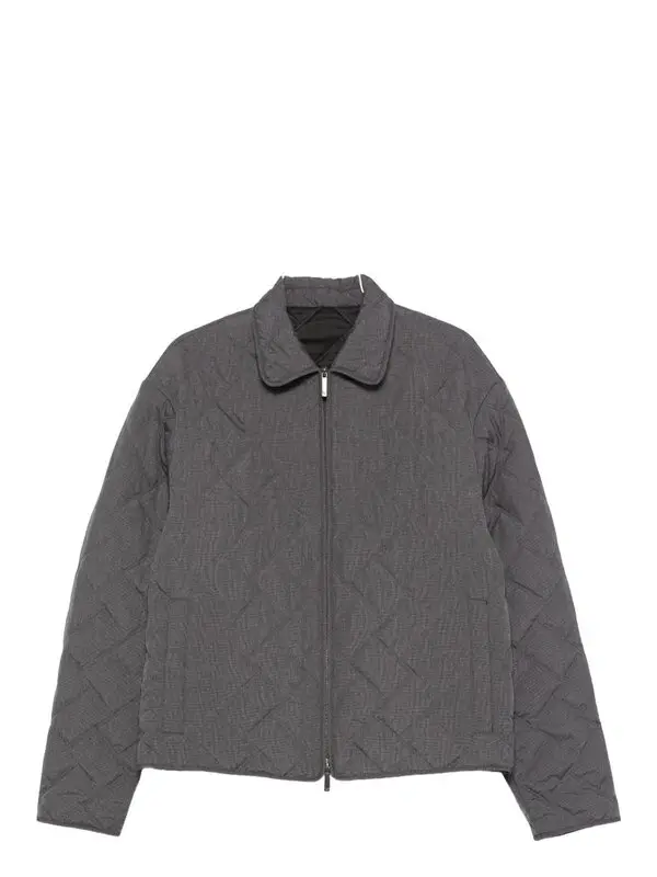 Emporio Armani Quilted Blouson Jacket - Grey