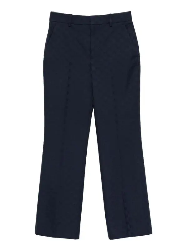 Gucci Cotton-blend Trousers - Blue
