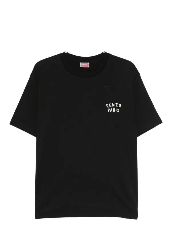 Kenzo Boke Heart Cotton T-shirt - Black